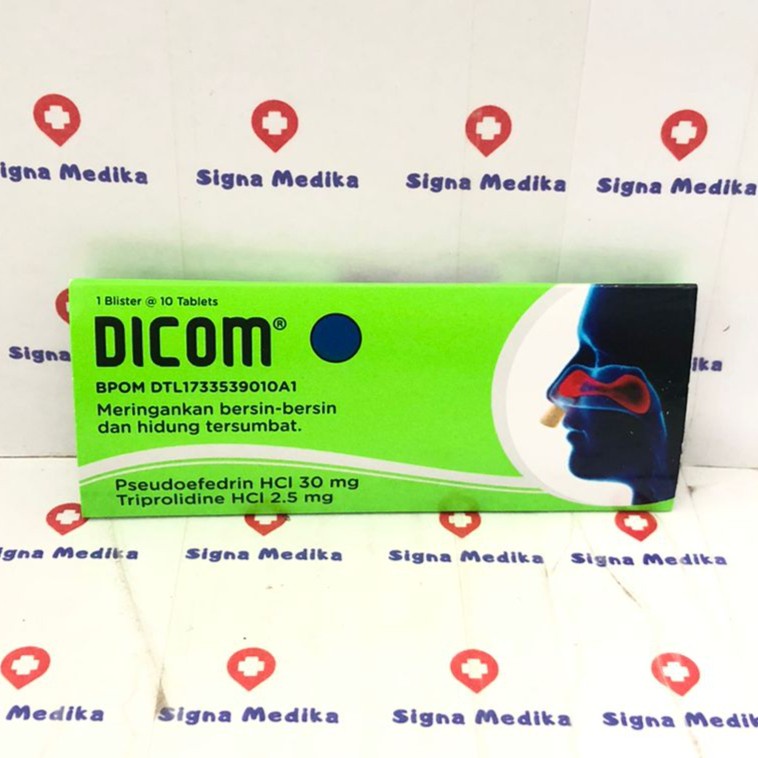 Jual Dicom Isi 10 Tablets - Obat Flu / Pilek / Bersin-Bersin | Shopee ...
