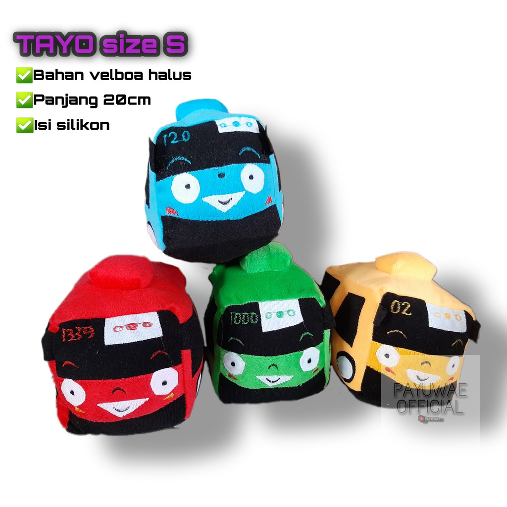 Jual Boneka Bus Kecil Mobil Tayo Size S harga murah | Shopee Indonesia