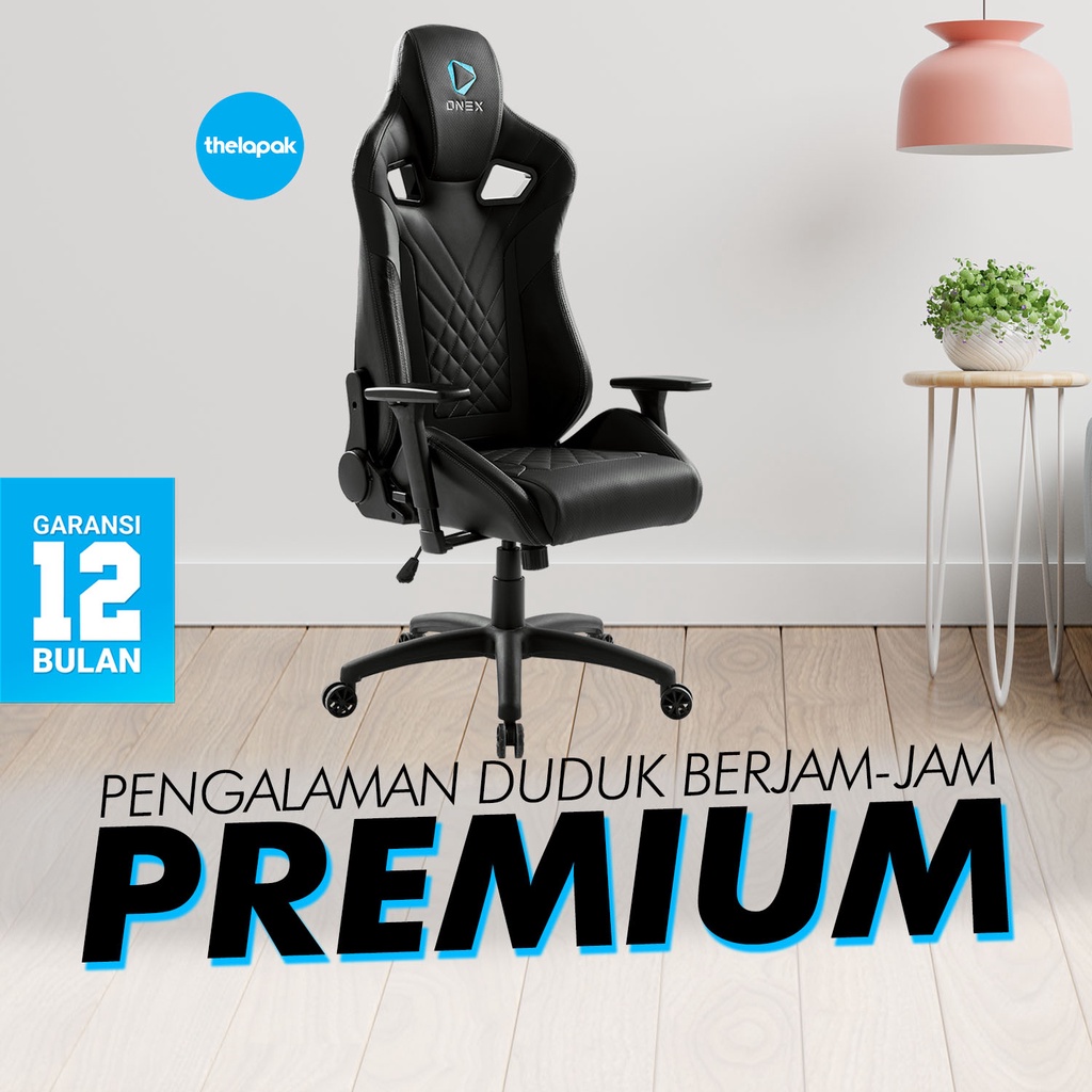 Jual Kursi Gaming ONEX GX5 Premium Quality Gaming Chair / Bangku Gaming ...
