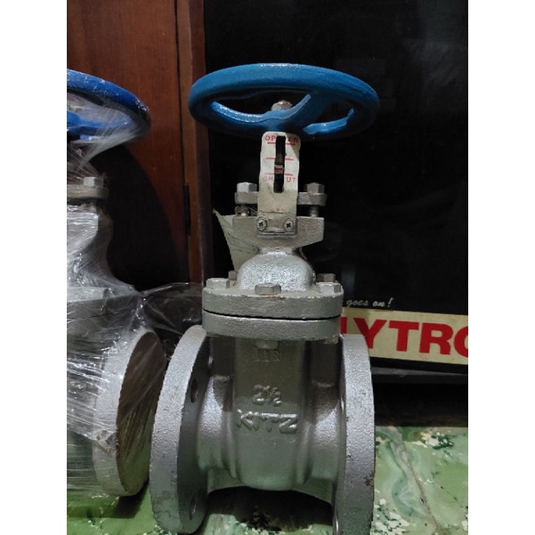 Jual Gatevalve plank 2.5" KITZ flange besi JIS 10K stopkran 2,5 inch ...