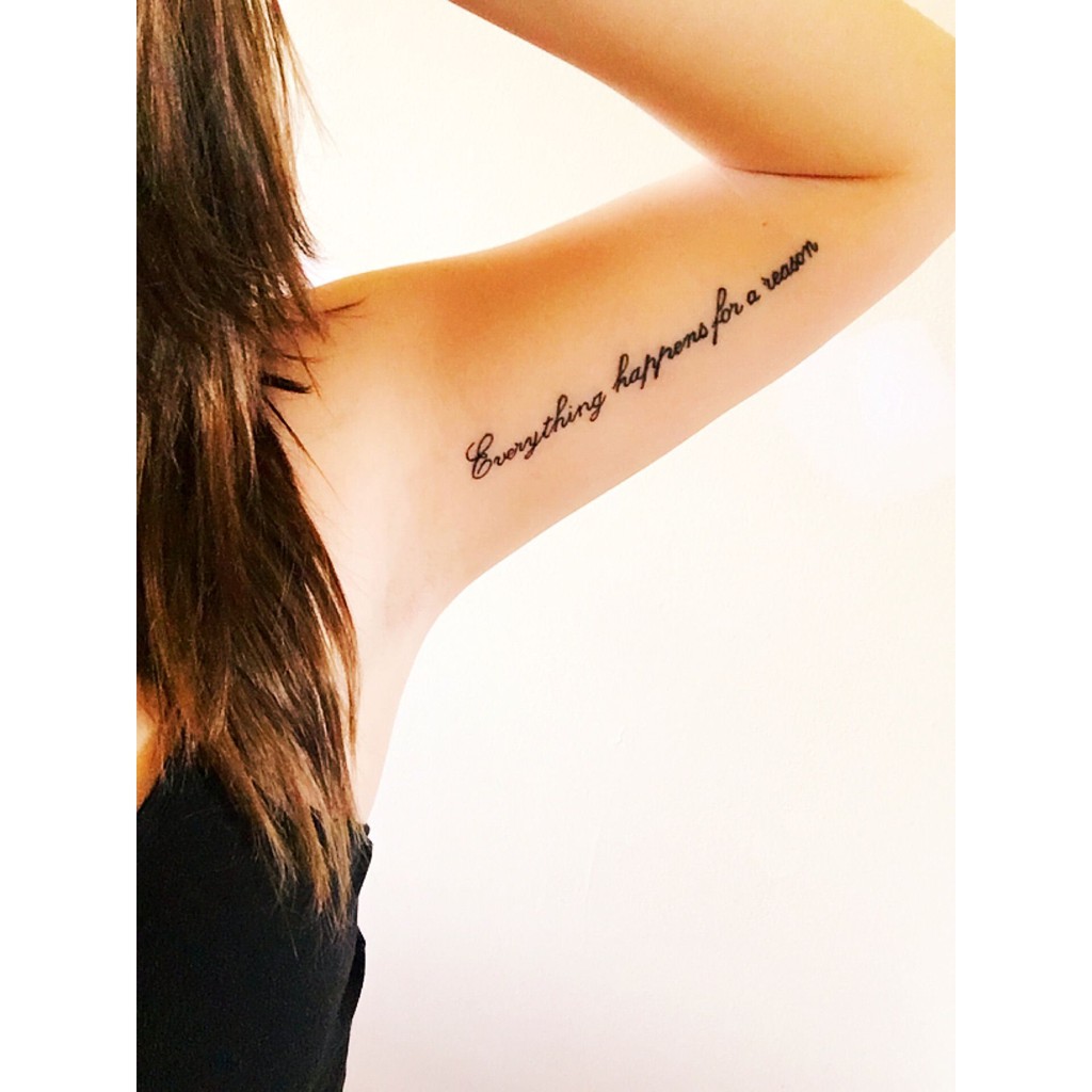 Jual tatto temporary tulisan tato temporer bisa pesan kata kata sendiri ...