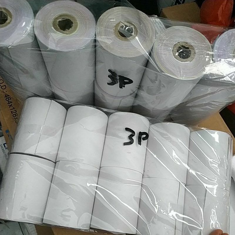 Jual paper Kertas struk HVS NCR uk 75x60 3ply kasir per bungkus pack ...