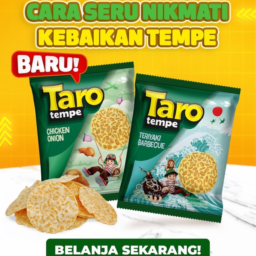 Jual SNACK TARO TEMPE 55GR | Shopee Indonesia