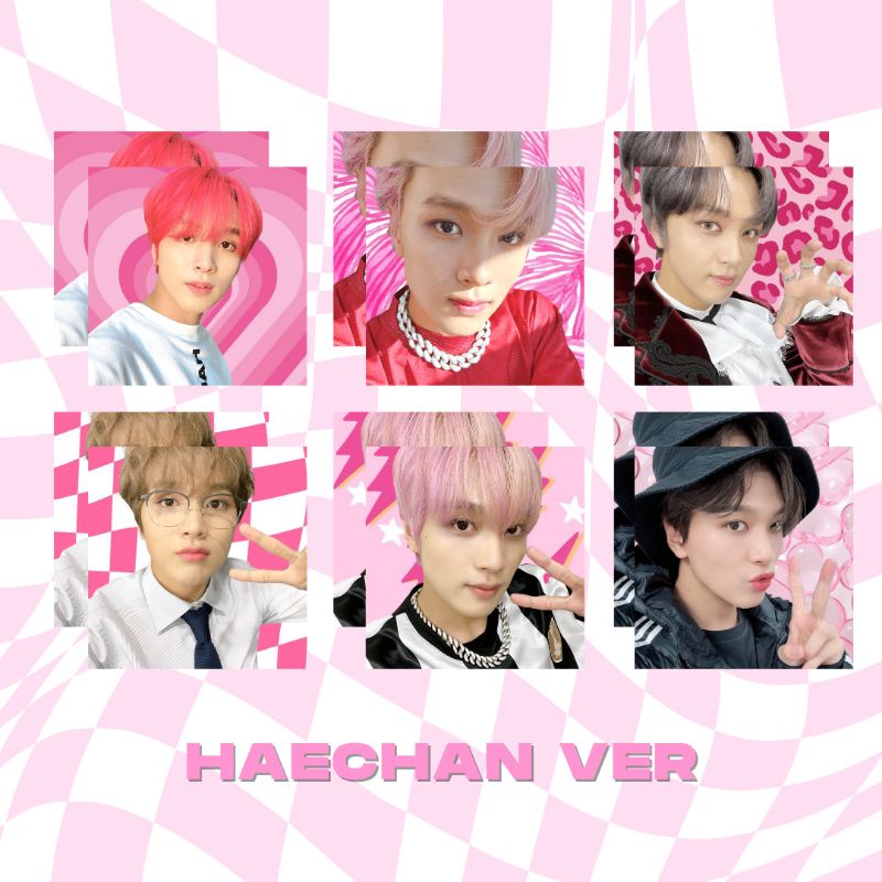 Jual sticker nct 127 5x5 sized photo sticker pink core deco fanmade ...