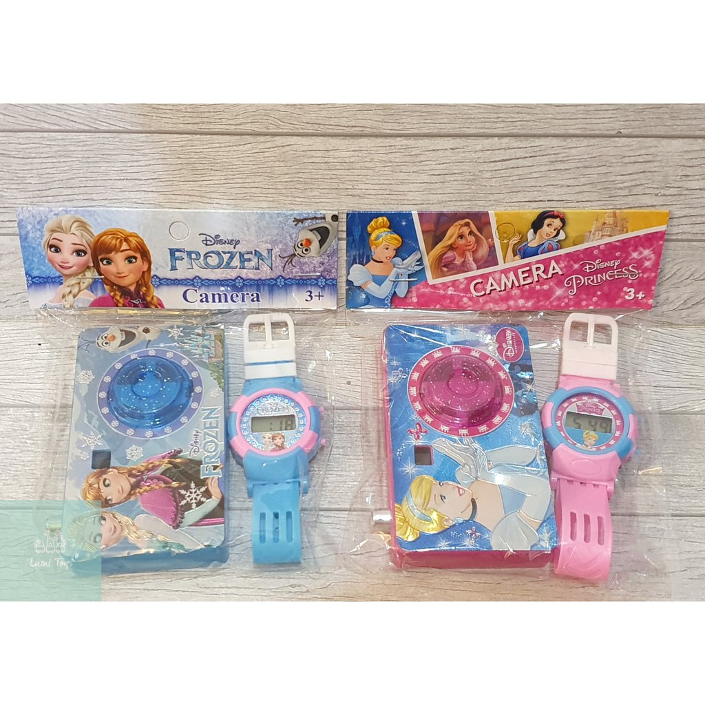Jual Mainan Anak Perempuan Set Kamera + Jam Tangan Disney Princess ...