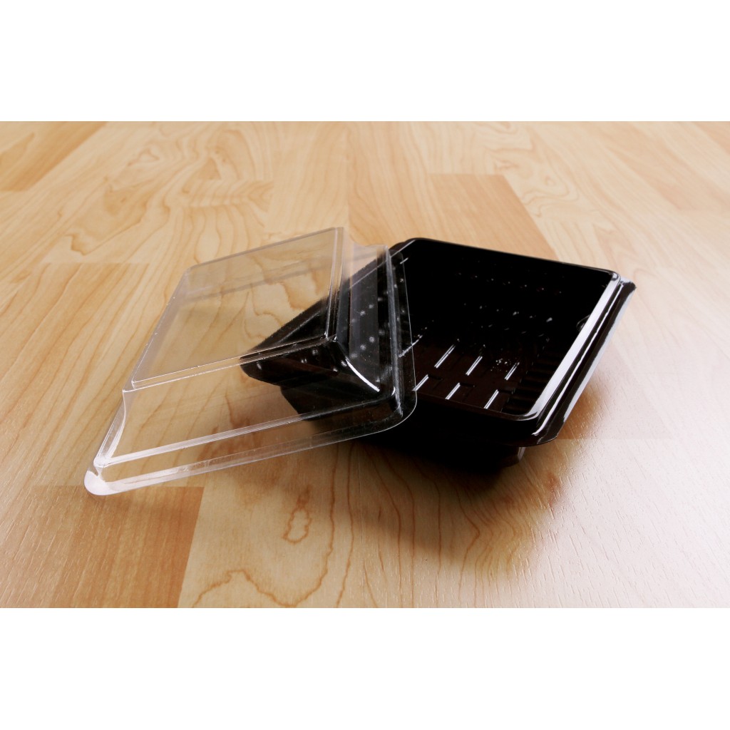 Jual box mika brownies ukuran kecil, mika kue brownies, plastik mika ...