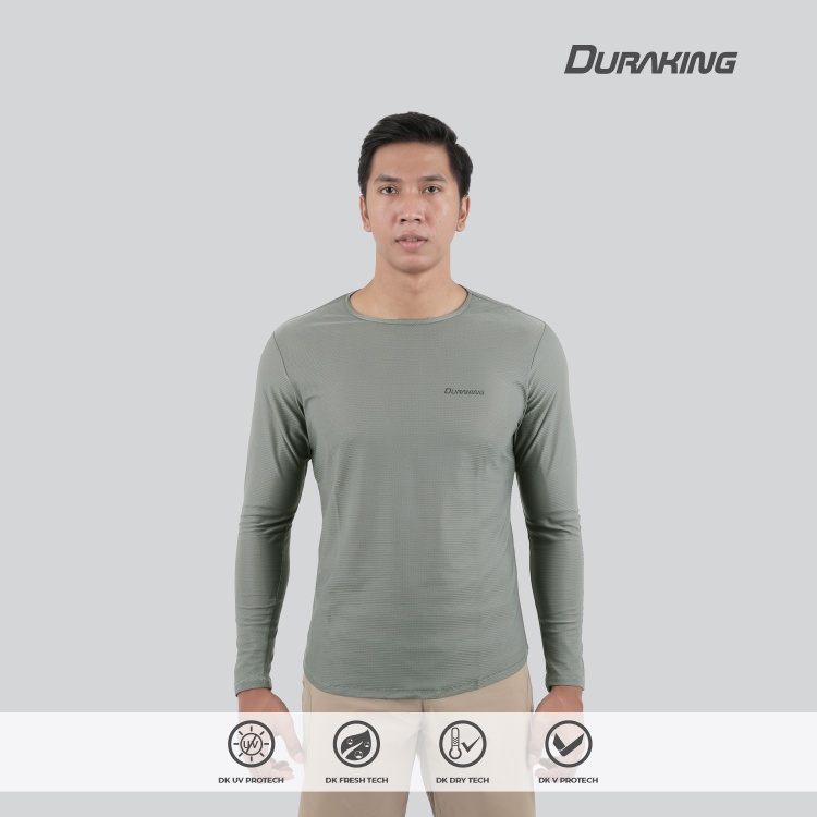 Jual Duraking Running Jersey Long Sleeve (Man) Basic Color Tee | Shopee ...