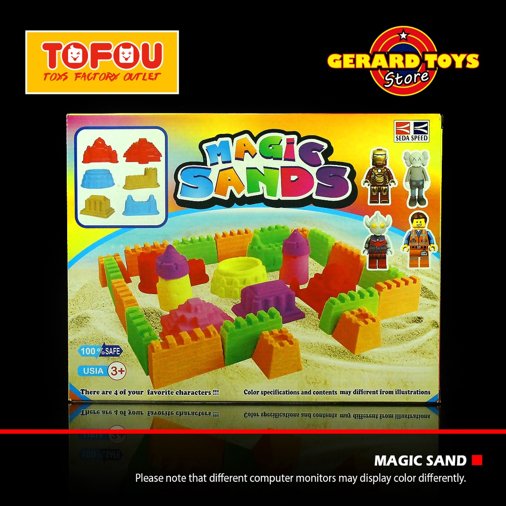 Jual Mainan Pasir Ajaib Magic Sand Castle LY10068 Dus MURAH KEREN ...