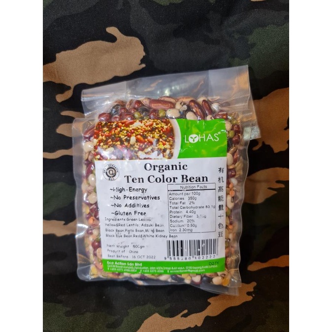 Jual Organic Ten Beans ( 10 Jenis Biji-Bijian Organik ) 500gm | Shopee ...
