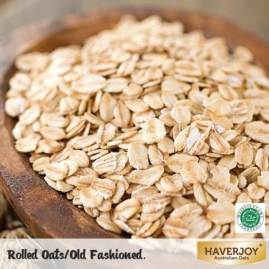 Jual ROLLED OAT 500 gr / REGULER OAT / OLD FASHIONED OAT / GANDUM UTUH ...