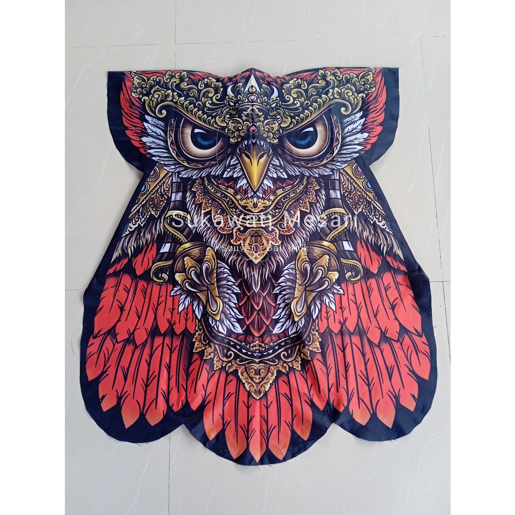 Jual Layangan Burung Hantu Celepuk Knock Down Printing Mainak Anak Bali ...