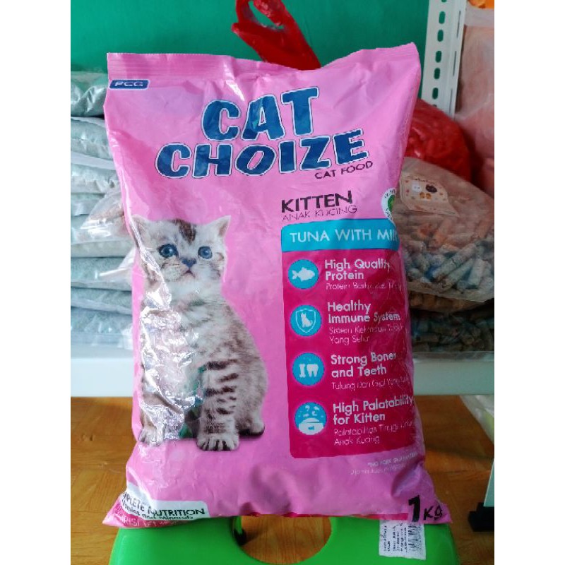 Jual Cat choiz kitten 1kg | Shopee Indonesia