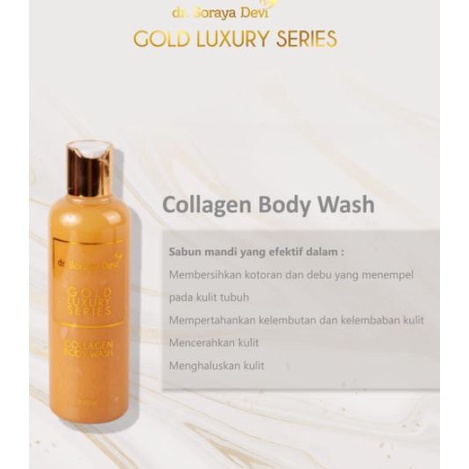 Jual Gold Luxury Series Collagen Body Wash - dr. Soraya Devi Skincare ...