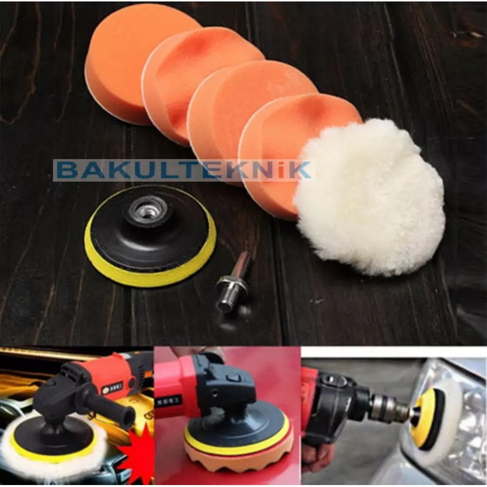 Jual Set Busa Wool Poles Mesin Gerinda Dan Bor Tangan sponge poles set ...