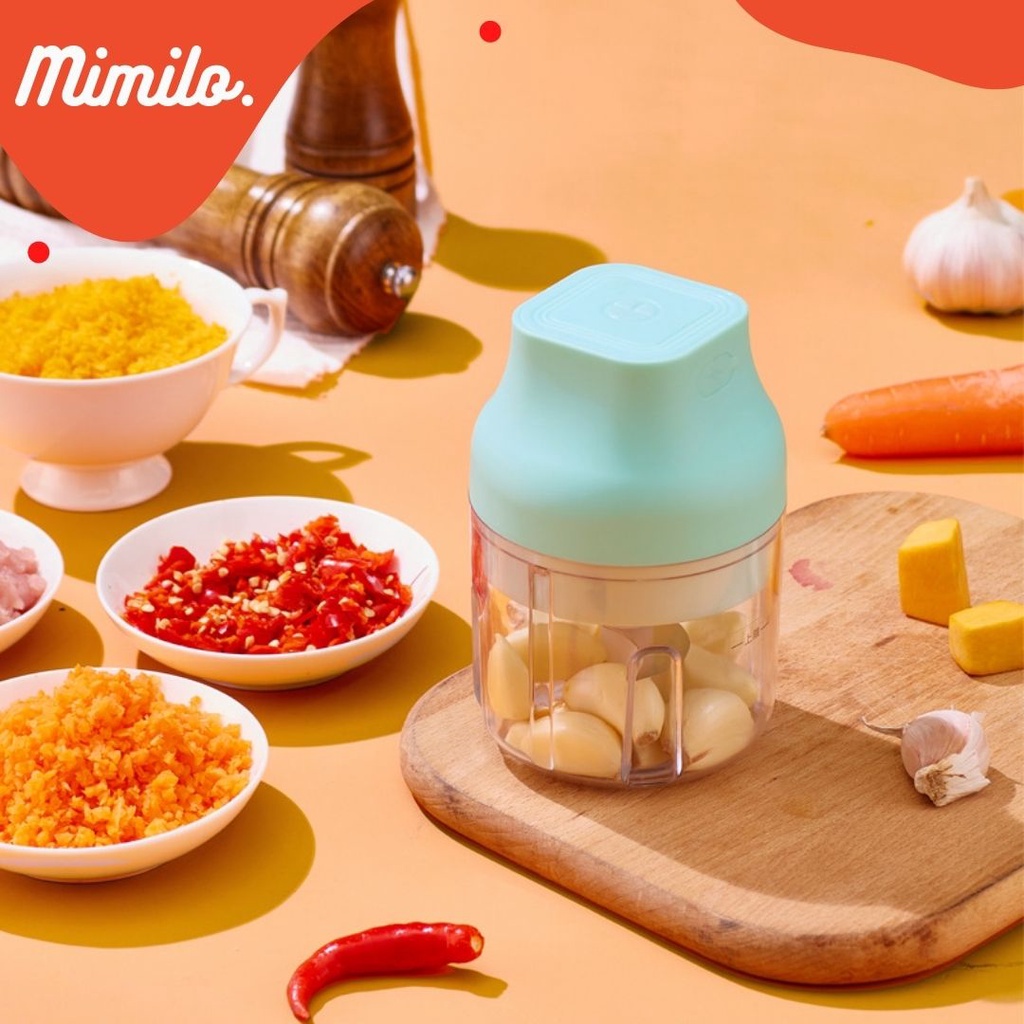 Jual Food Chopper Portable Blender Electric 250ml | Shopee Indonesia