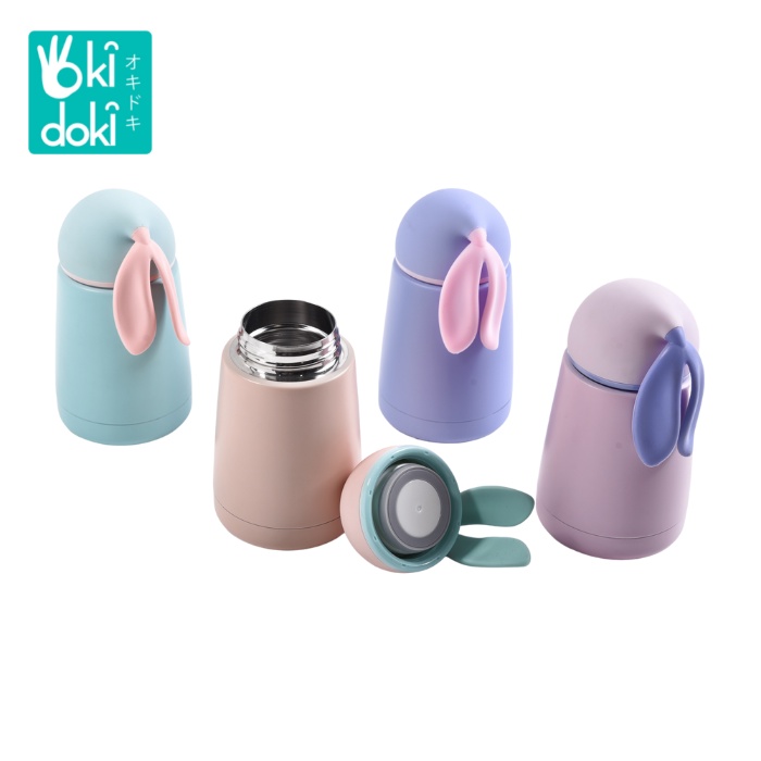 Jual OKIDOKI Rabbit Stainless Steel Thermos W-03172 - Botol Air Minum ...