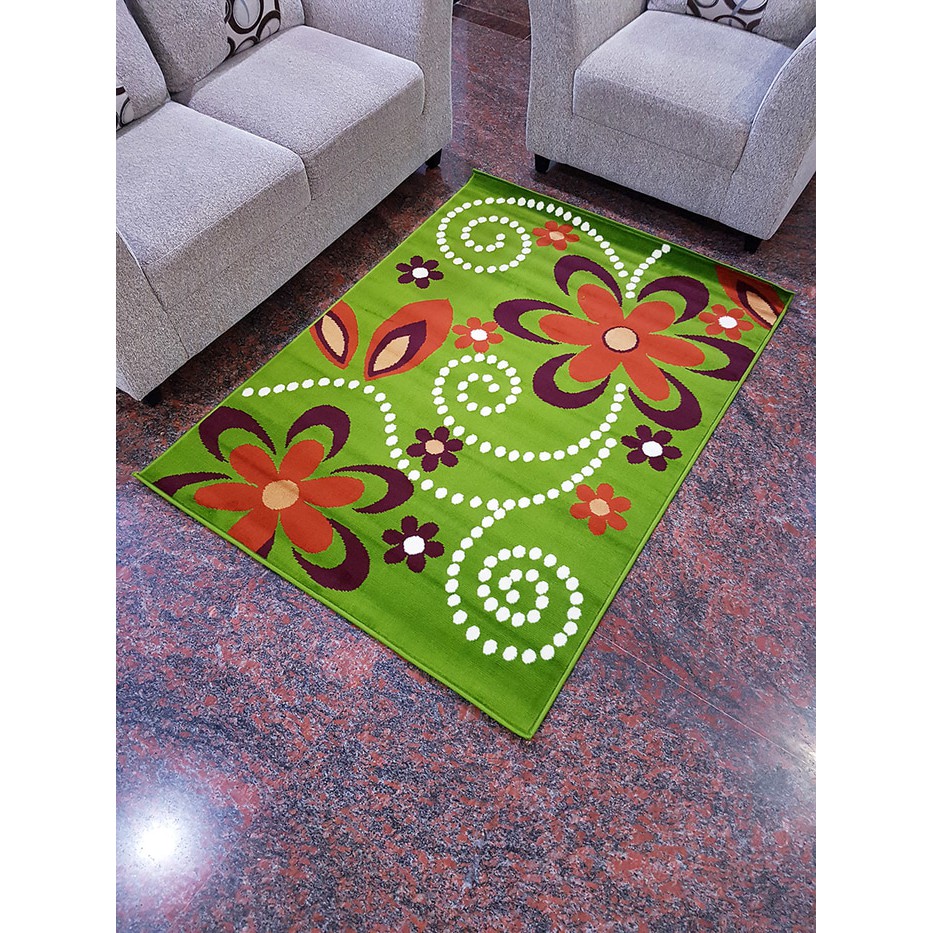 Jual Karpet Lantai Moderno 162200 Light Green 115x155cm | Shopee Indonesia