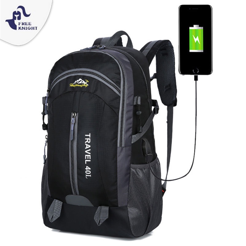 Jual Freeknight Tas Gunung 40L Tas Ransel Olahraga Outdoor Hiking Camping Waterproof USB Charger ...
