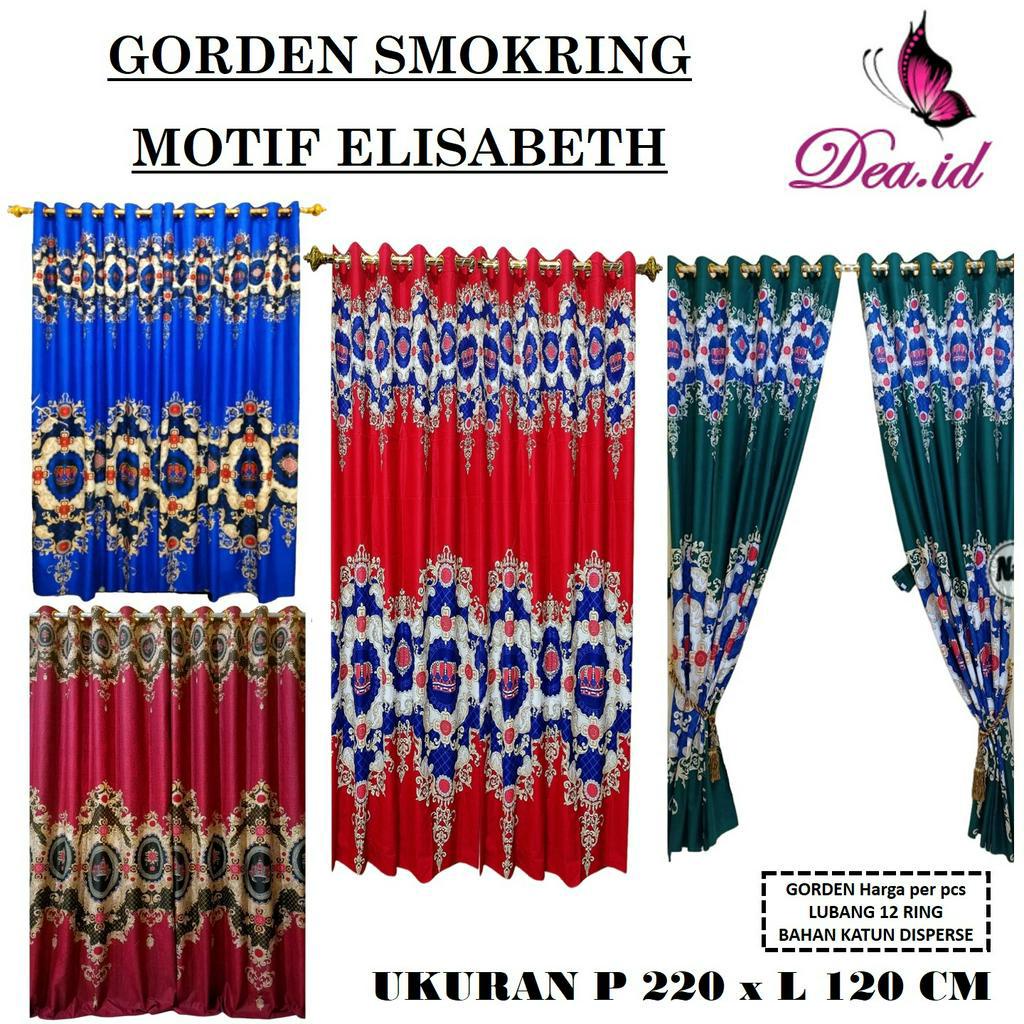 Jual [DEASHOP] GORDEN SMOKRING 12 RING MOTIF BATIK ELISABETH SULTAN ...
