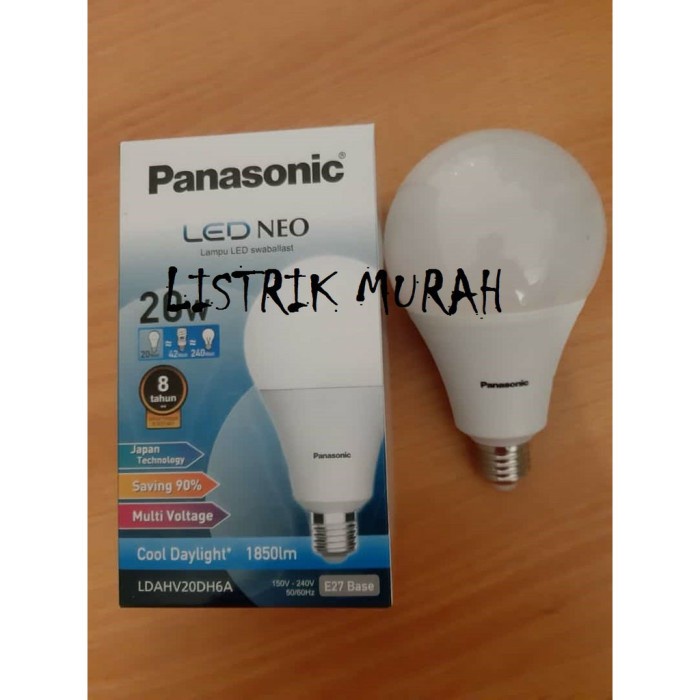 Jual Wow Panasonic Led Bulb Neo 20W 20 Watt 20 W Daylight Putih E27 ...