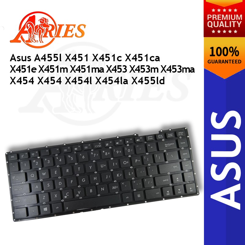 Jual Keyboard Laptop / Notebook Asus X451 X455 A455 A455L A455LA A455LD ...