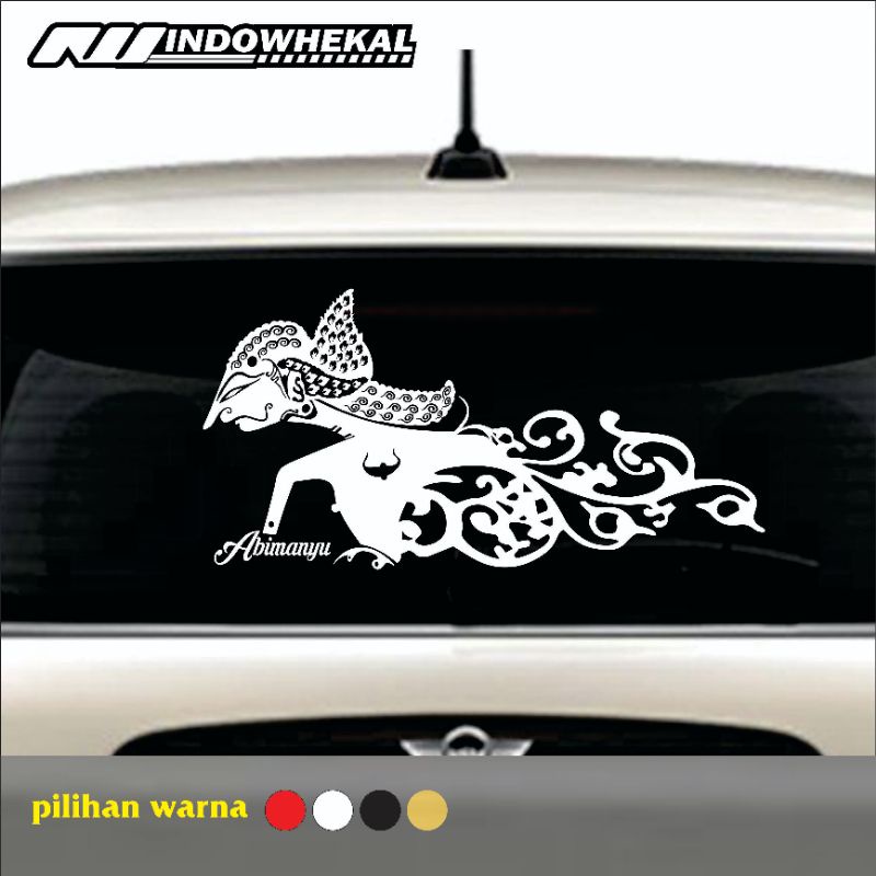 Jual STIKER CUTTING STICKER WAYANG ABIMANYU | Shopee Indonesia