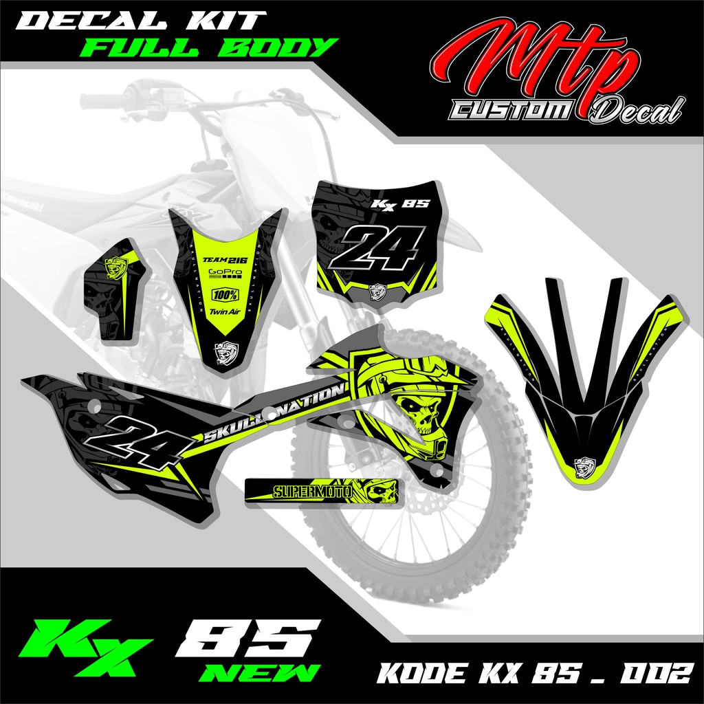 Jual (TERLARIS) Decal Stiker Dekal sticker Kx 85 NEW full body ...