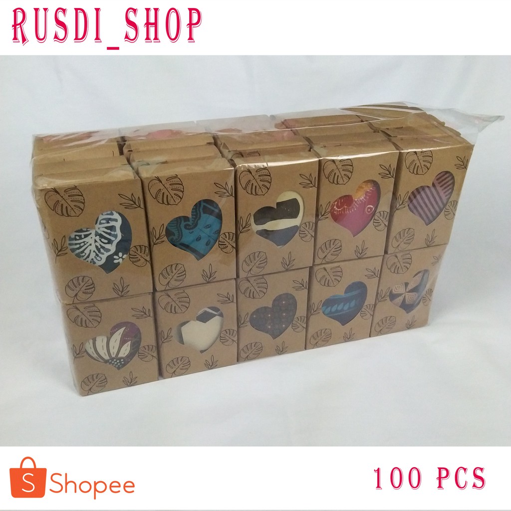 Jual SOUVENIR DOMPET BATIK KEMASAN BOX ISI 100 PCS | Shopee Indonesia