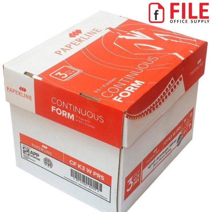 Jual Continuous Form 3 Ply NCR PRS PAPERLINE / Kertas Komputer CF K3 ...