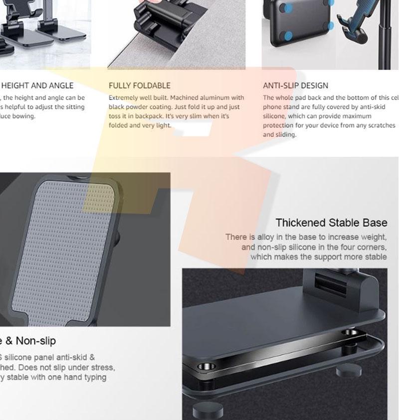 Jual Stand Meja Lipat Handphone Universal Stand Holder Foldable ...