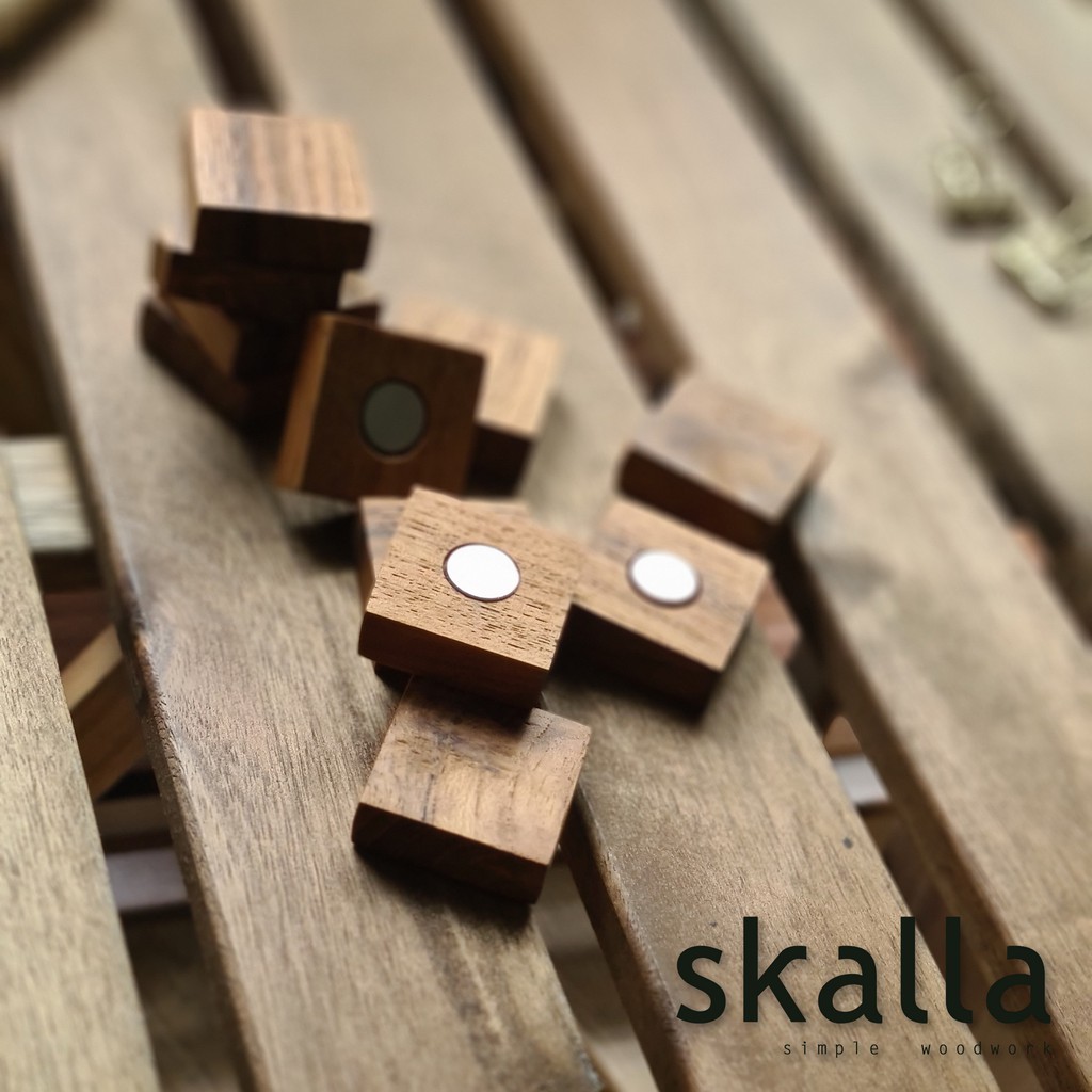 Jual Ruta magnet kayu jati magnet kulkas kantor | Shopee Indonesia