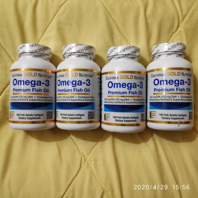 Jual California Gold Nutrition Omega 3 Premium Fish Oil 100 tabs | Shopee Indonesia