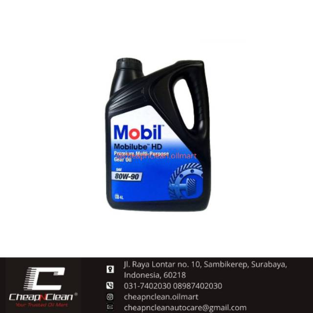 Jual Mobil Mobilube HD 80w-90 4 Liter | Shopee Indonesia