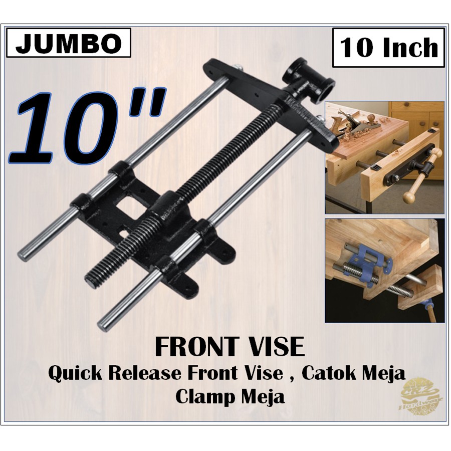 Jual Clamp Meja Workbench Front Tail Vise Quick Release Front Vise For ...