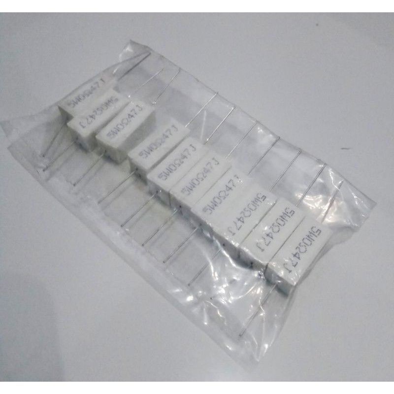 Jual Resistor 0,47 5W/10pcs | Shopee Indonesia