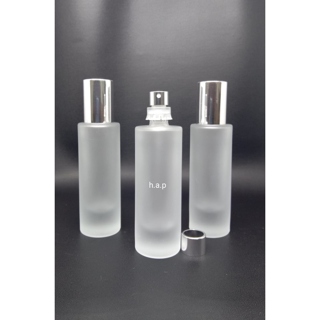 Jual Botol Parfum Press CASA DOFT Press 30ml Easypum+Ring Silver Tutup ...