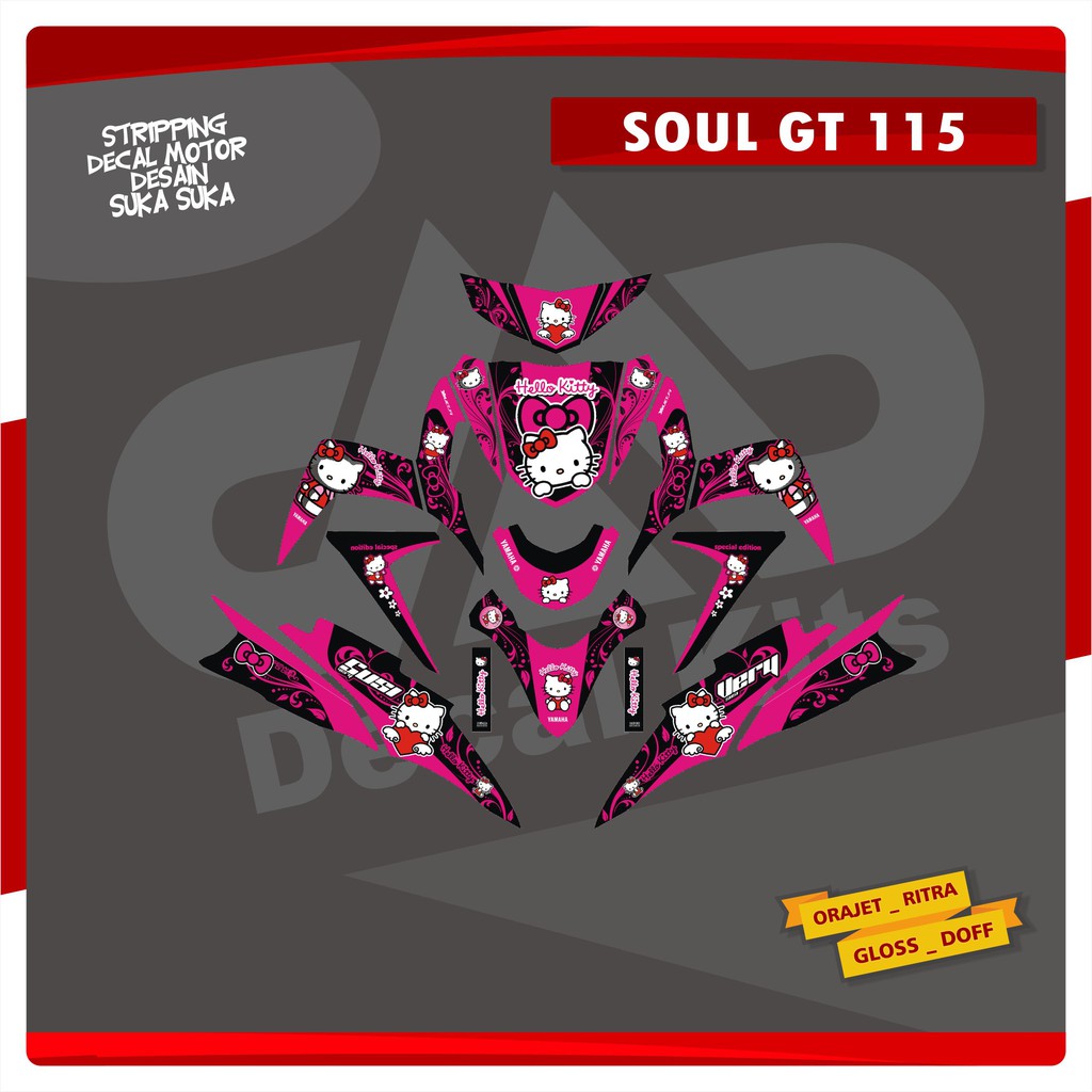 Jual STIKER YAMAHA MIO - STICKER SOUL GT - DECAL STIKER FULL BODY ...