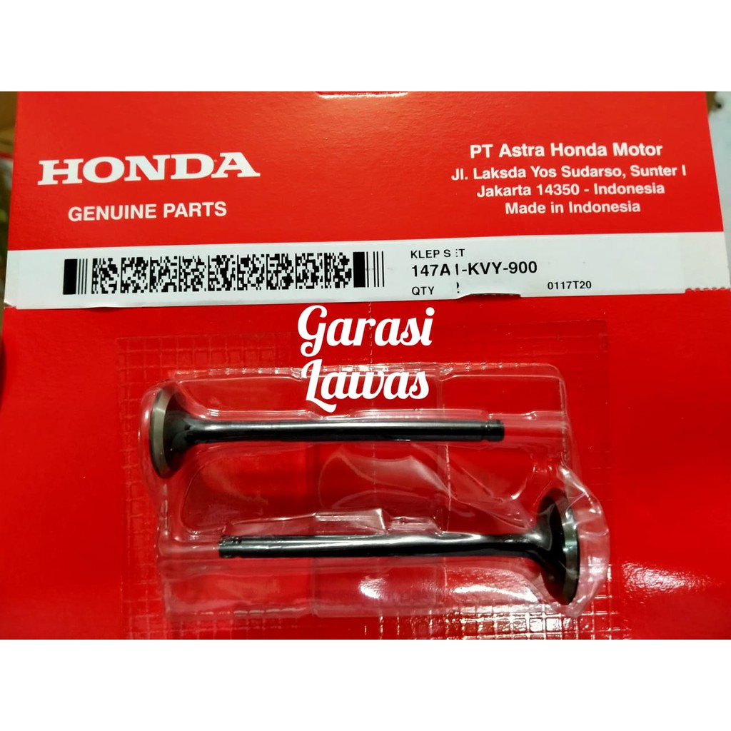 Jual 147A1-KVY-900 Klep set original AHM Honda Beat karbu payung klep ...