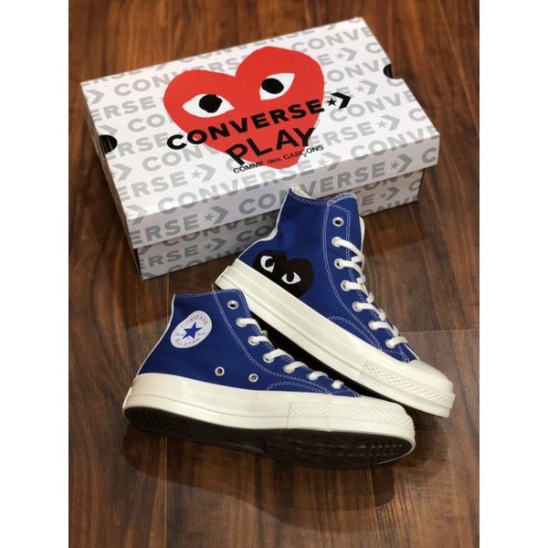 Jual Converse x CDG Blue Quartz Hi (BNIB) | Shopee Indonesia