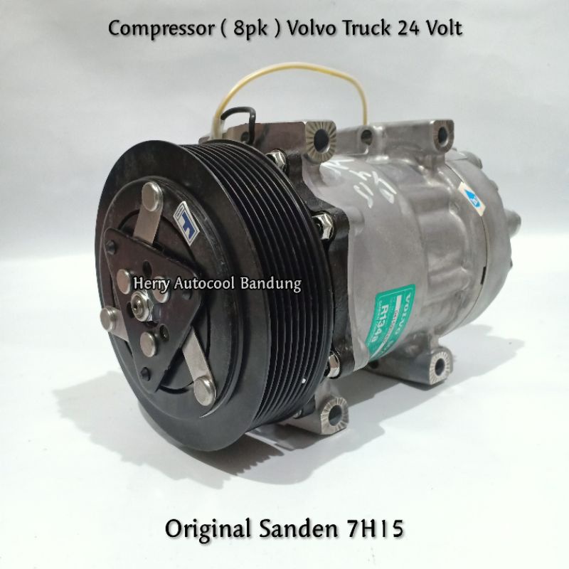 Jual Compressor - Kompressor Ac Mobil Volvo Truck 24 Volt 8PK Original ...
