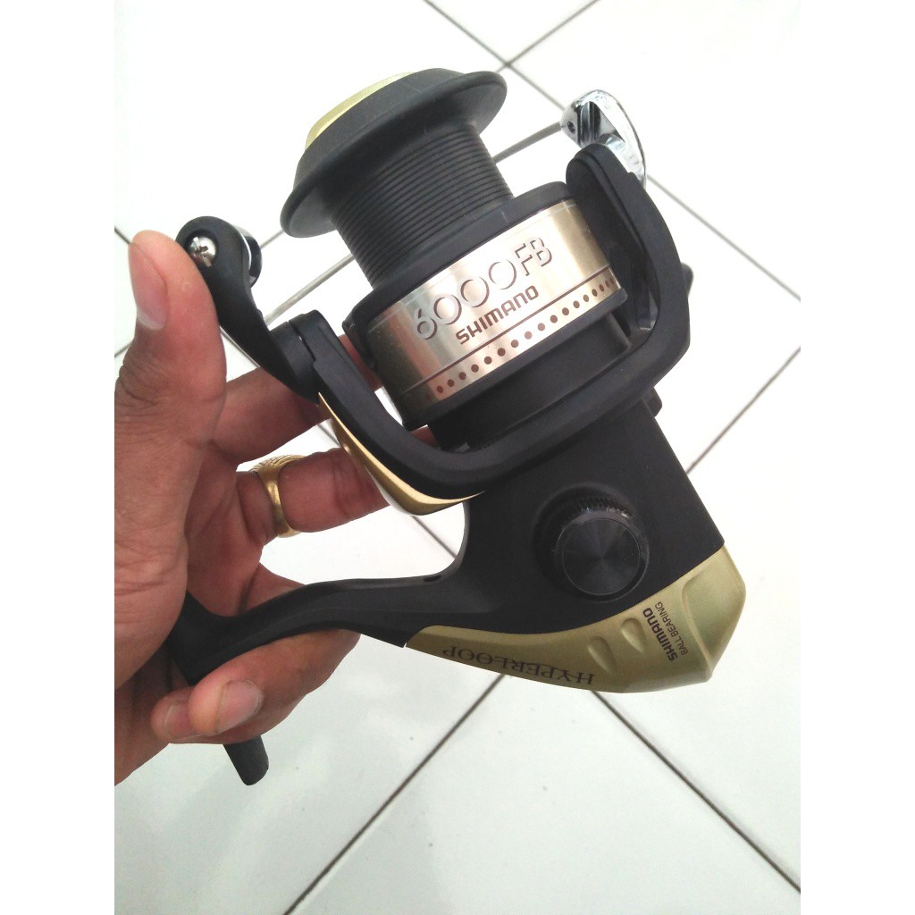 Jual Reel spinning Shimano Hyperloop 6000 Reel muara reel 6000 | Shopee ...