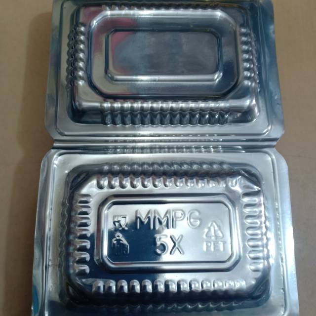 Jual Mika makanan bening food grade mika box makanan tempat kue uk.5x ...