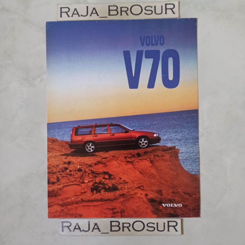 Jual Poster brosur katalog flyer jadul lawas Volvo V70 SE 1998 | Shopee ...