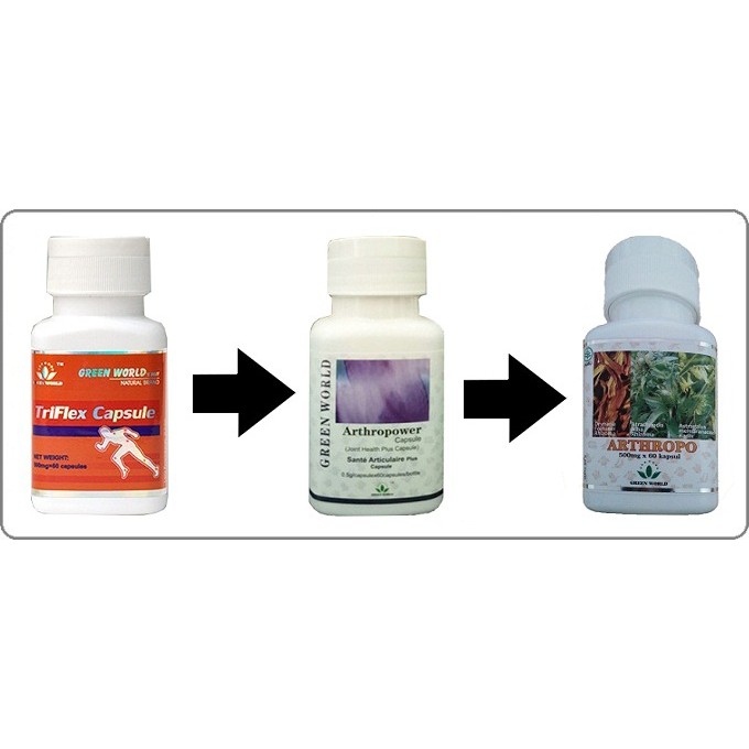 Jual Triflex capsule Green World-obat asam urat/rematik-pengapuran ...