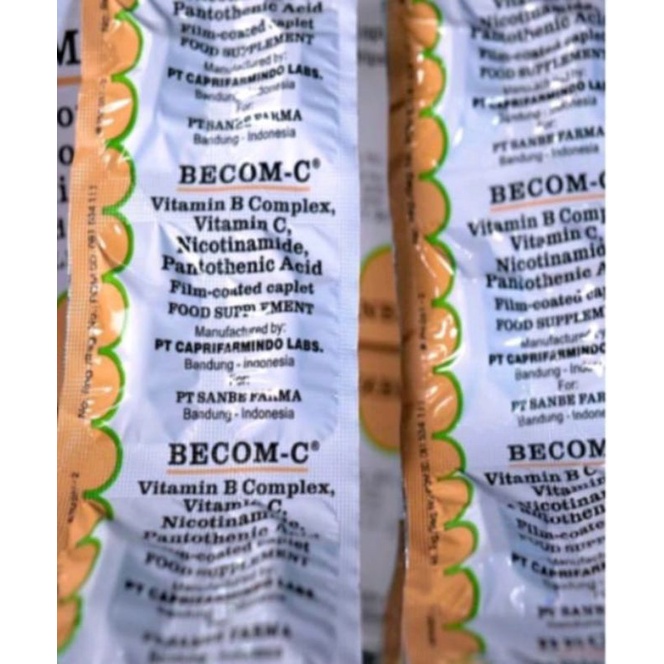 Jual becom c eceran 1 tablet | Shopee Indonesia