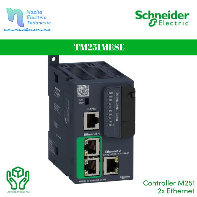 Jual Schneider Controller TM251MESE M251 - 2X Ethernet Original ...