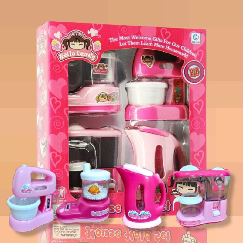 Jual Mainan Blender Mixer Anak Masak Masakan Edukasi House Hold Set Perempuan | Shopee Indonesia