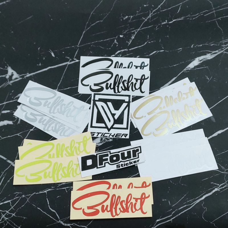 Jual STICKER BULSHIT STICKER MOTOR MOBIL CUTTING | Shopee Indonesia