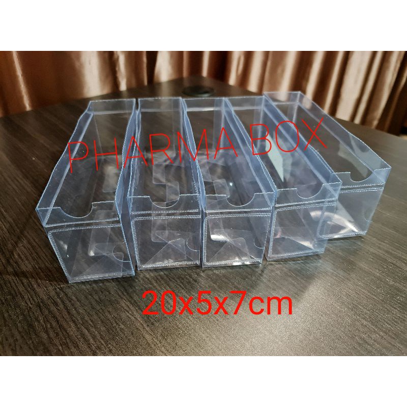 Jual BOX MIKA PLASTIK KOTAK OBAT APOTEK SIZE KECIL 20X5X7 ISI 25 PCS ...