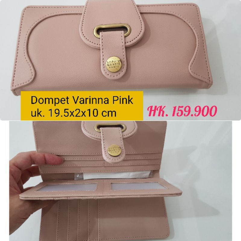 Jual Dompet Varinna pink Sophie Martin Paris | Shopee Indonesia